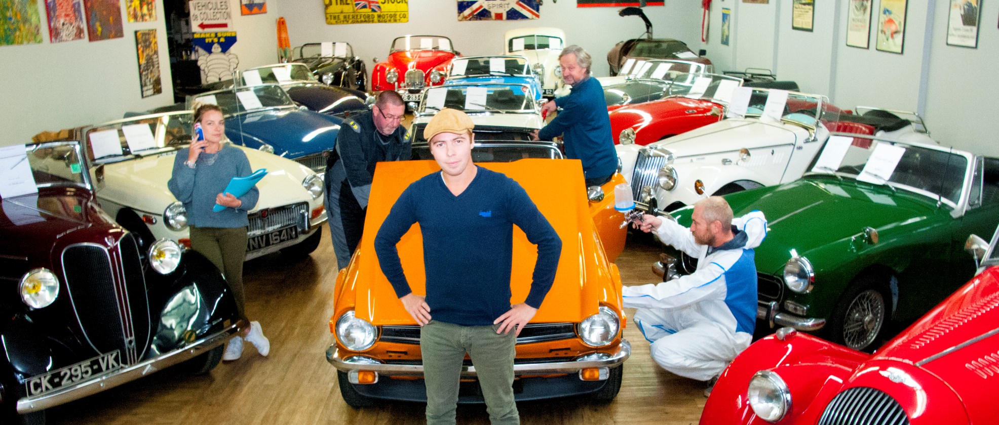 Paul's Classic Cars - Vente de voitures de collection anglaise